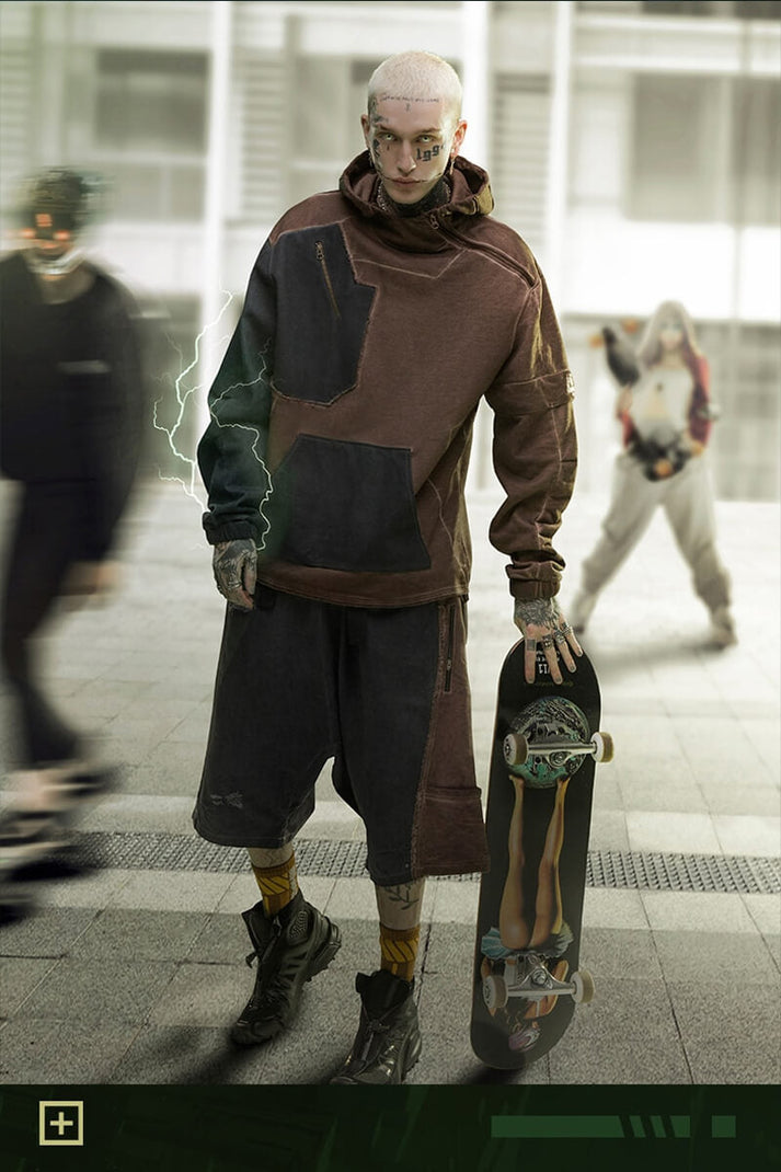 INFINIT X dystopian techwear hoodie – INFINIT STORE
